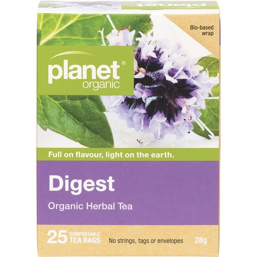 PLANET ORGANIC Herbal Tea Bags Digest 25 | eBay