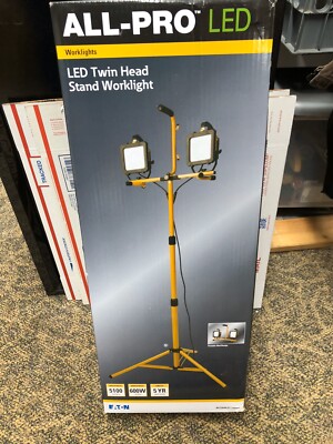 NEW ALL PRO LED Twin Head Stand Worklight 5100 lumens | eBay