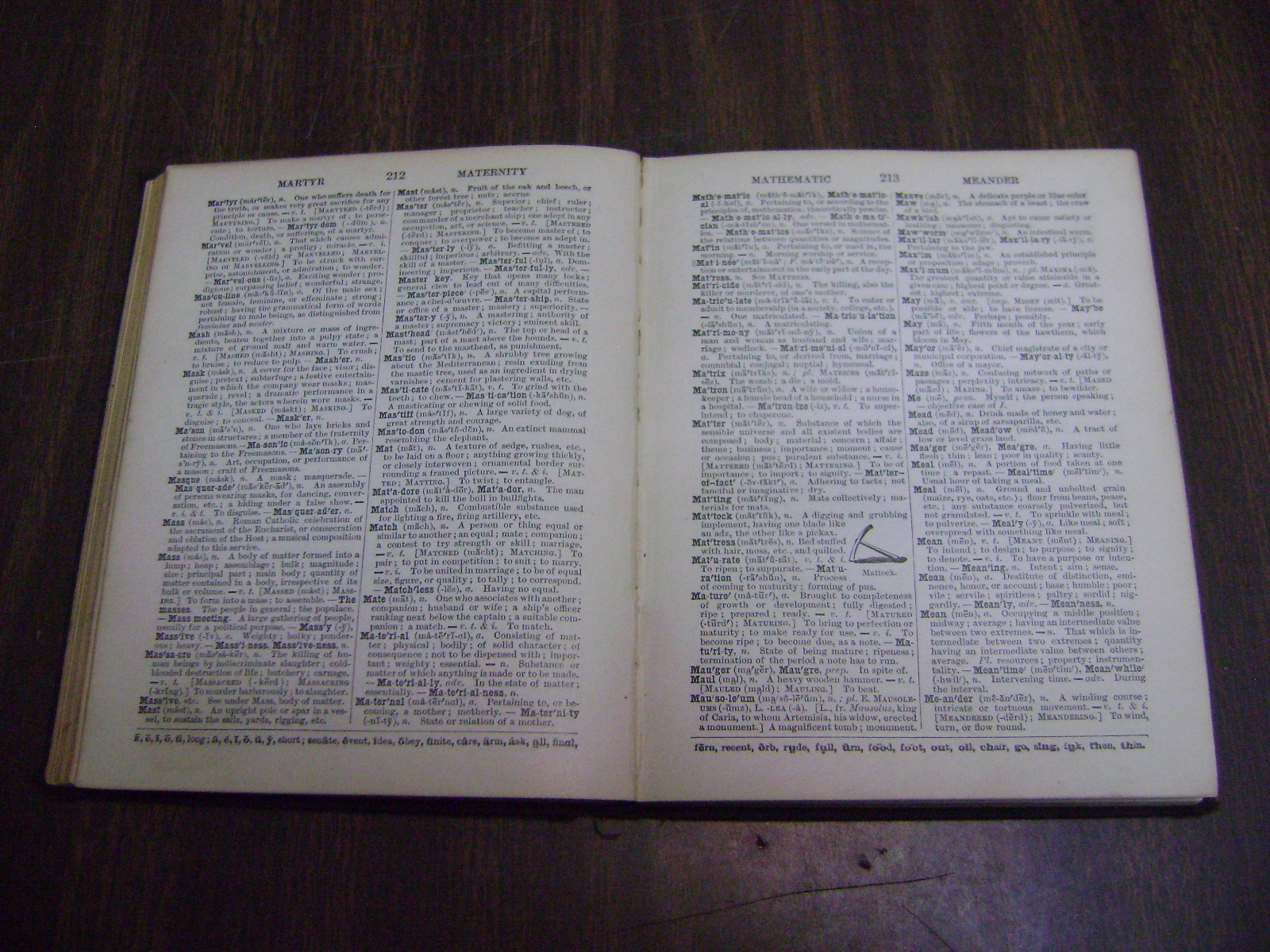 Websters 1st Edition Hardcover School Dictionary 1892 | eBay