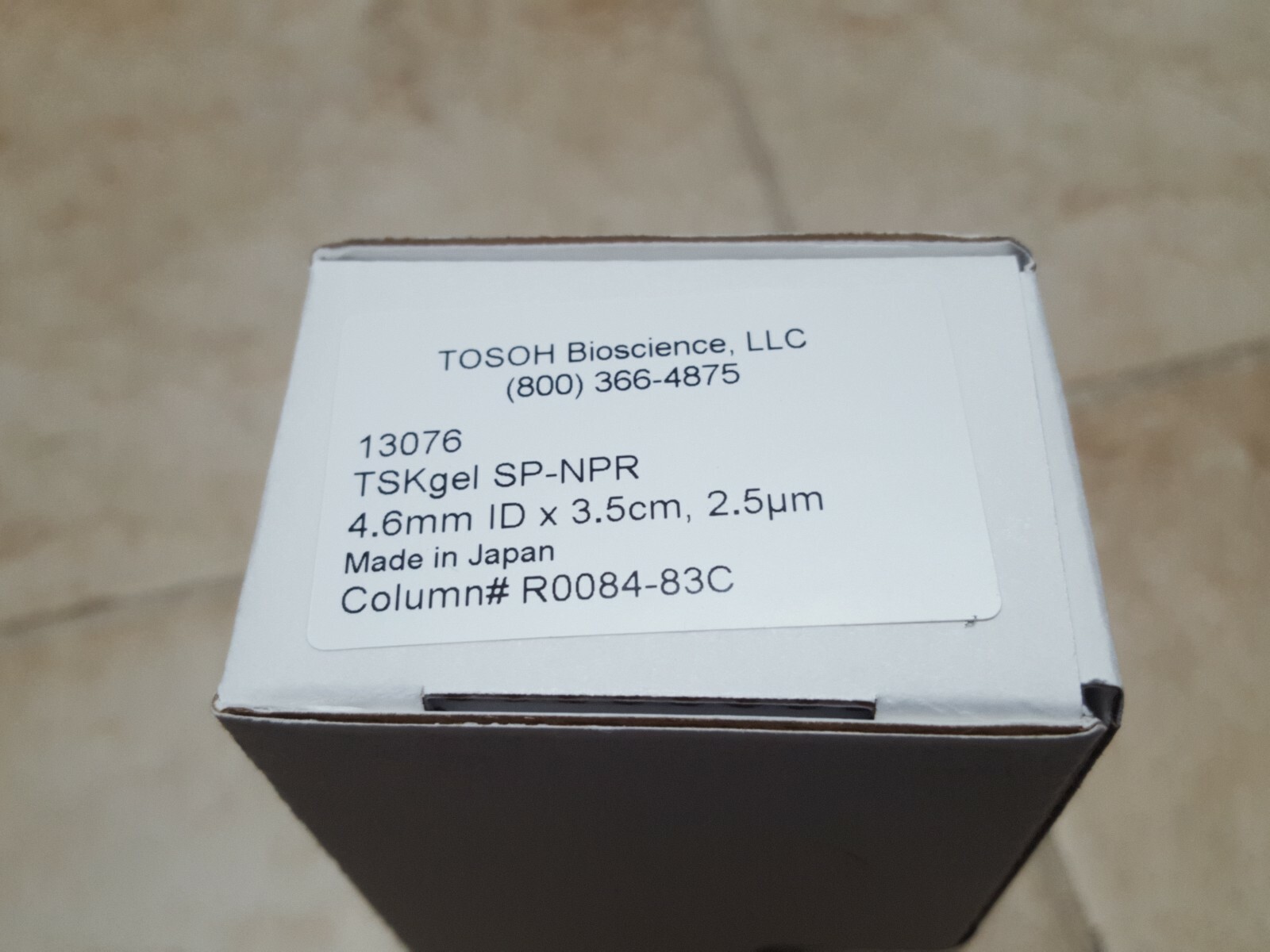 Tosoh 13076 TSKgel Sp-npr HPLC Column Inventory 1032 for sale online | eBay