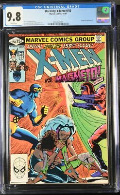 Uncanny X-Men #150 CGC 9.8 White Pgs / Marvel Comics 1981 / Magneto ...