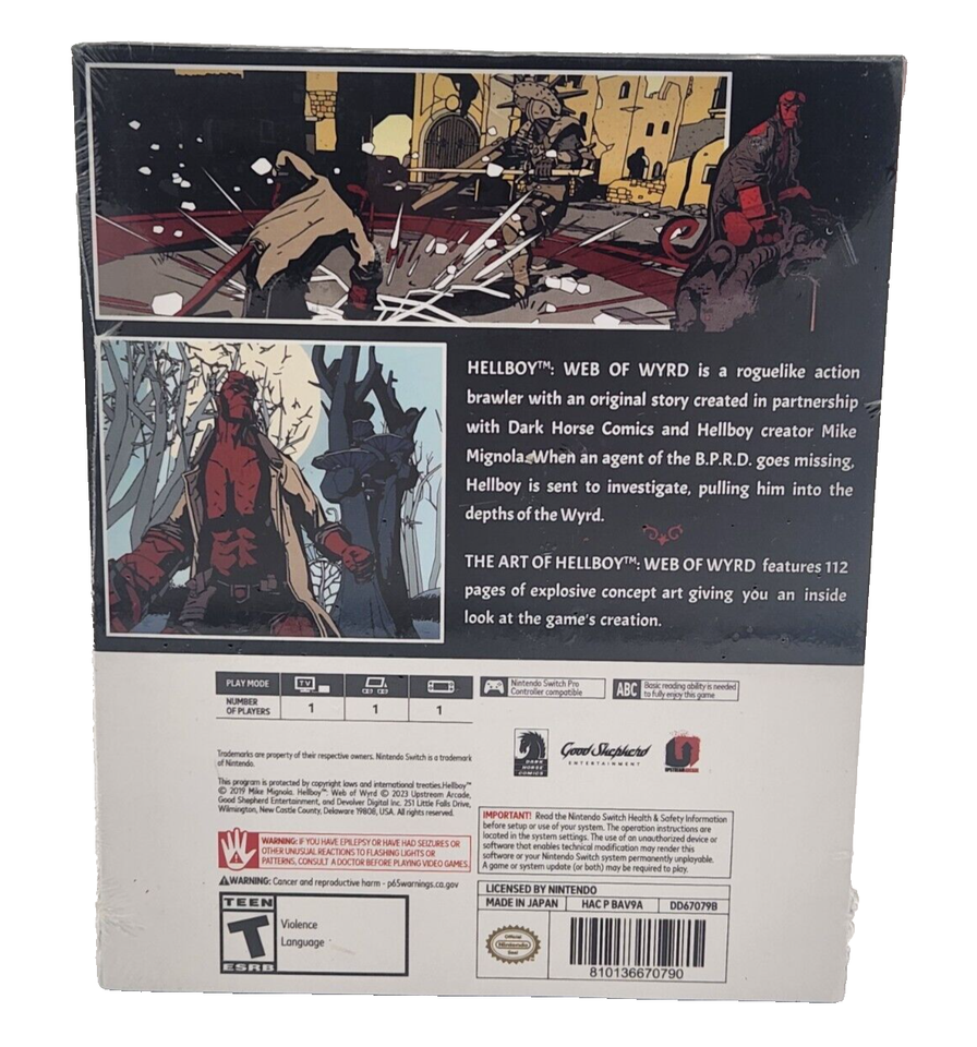 Mike Mignola's Hellboy: Web of Wyrd Collector's Edition for Nintendo ...