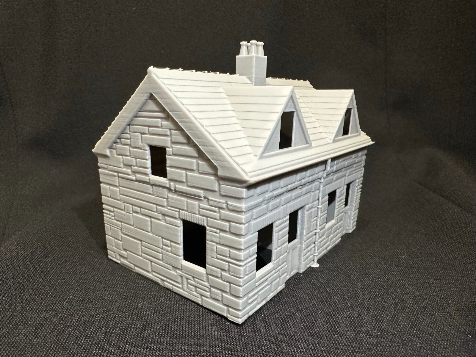 TT120 Gauge Scale Model Railway Layout Building 2 Terrace Houses ...