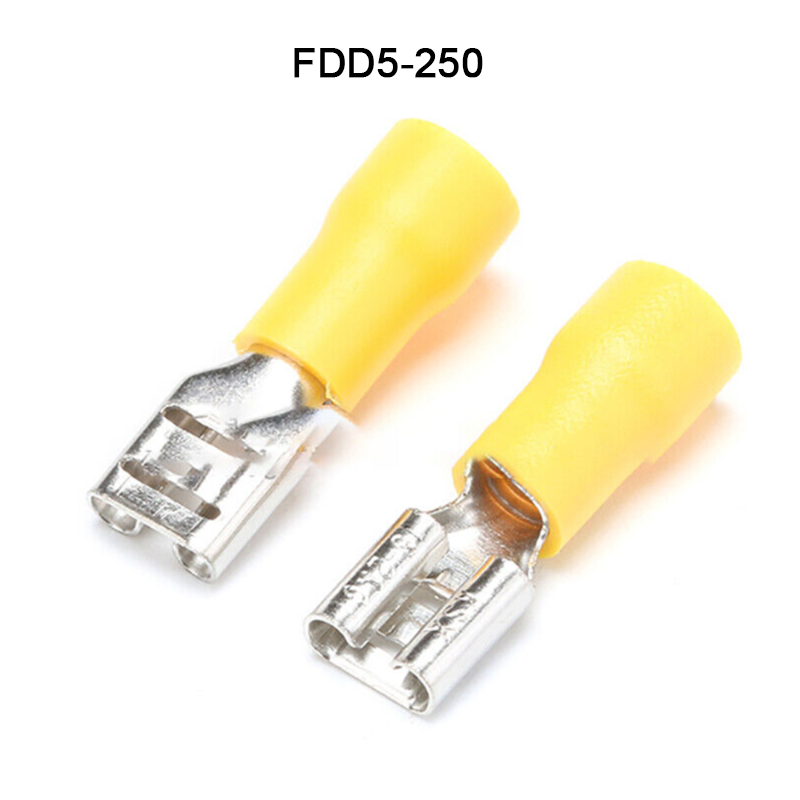 Fully Insulated Female Spade Terminals Crimp Connector/Male Tab ...