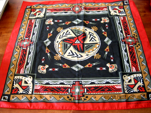 NOS VTG Southwest Tribal Native American Navajo Bandana USA RN #14193 ...