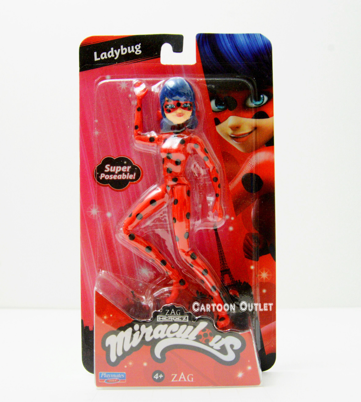 Miraculous Action figure Queen Bee, Rena Rouge, Cat Noir, Ladybug ...