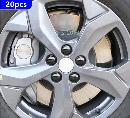 Black Car Wheel hub screw Decor protect Cover For Ford Mustang Mach-E ...