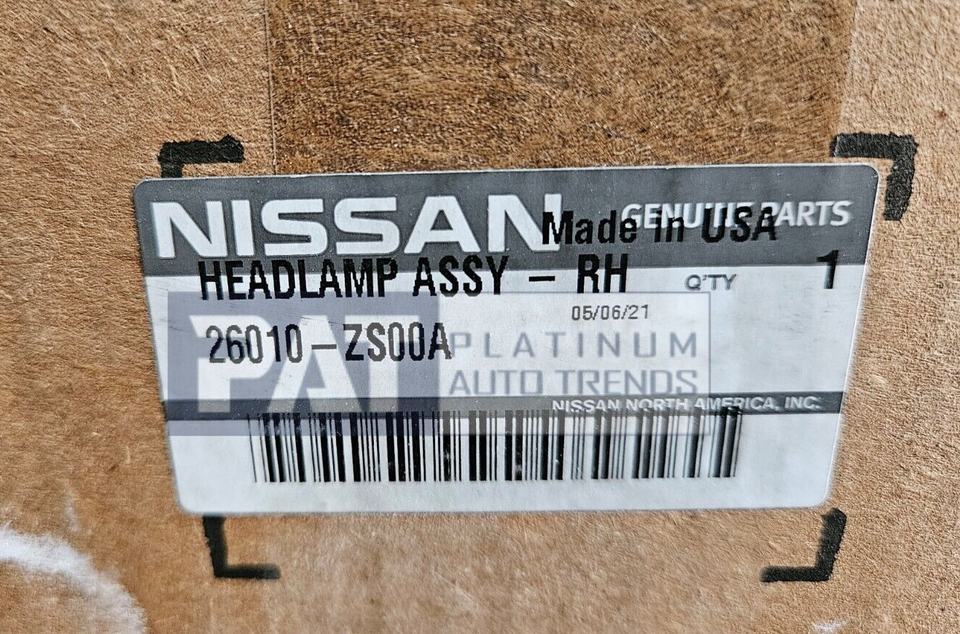 GENUINE NISSAN PATHFINDER 2008-2012 HEADLAMP ASSY RH=PASSENGER SIDE ...