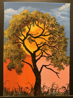David Najar Signed And Numbered Giclee Print “Embracing The Sunset ...