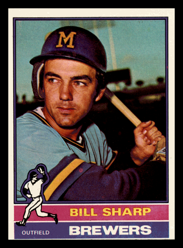 1976 Topps Bill Sharp Milwaukee Brewers #244 VG-EX | eBay
