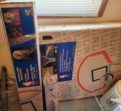 Huffy Sports 48" Basketball Backboard & 10' Poll Outdoor - NEW | eBay