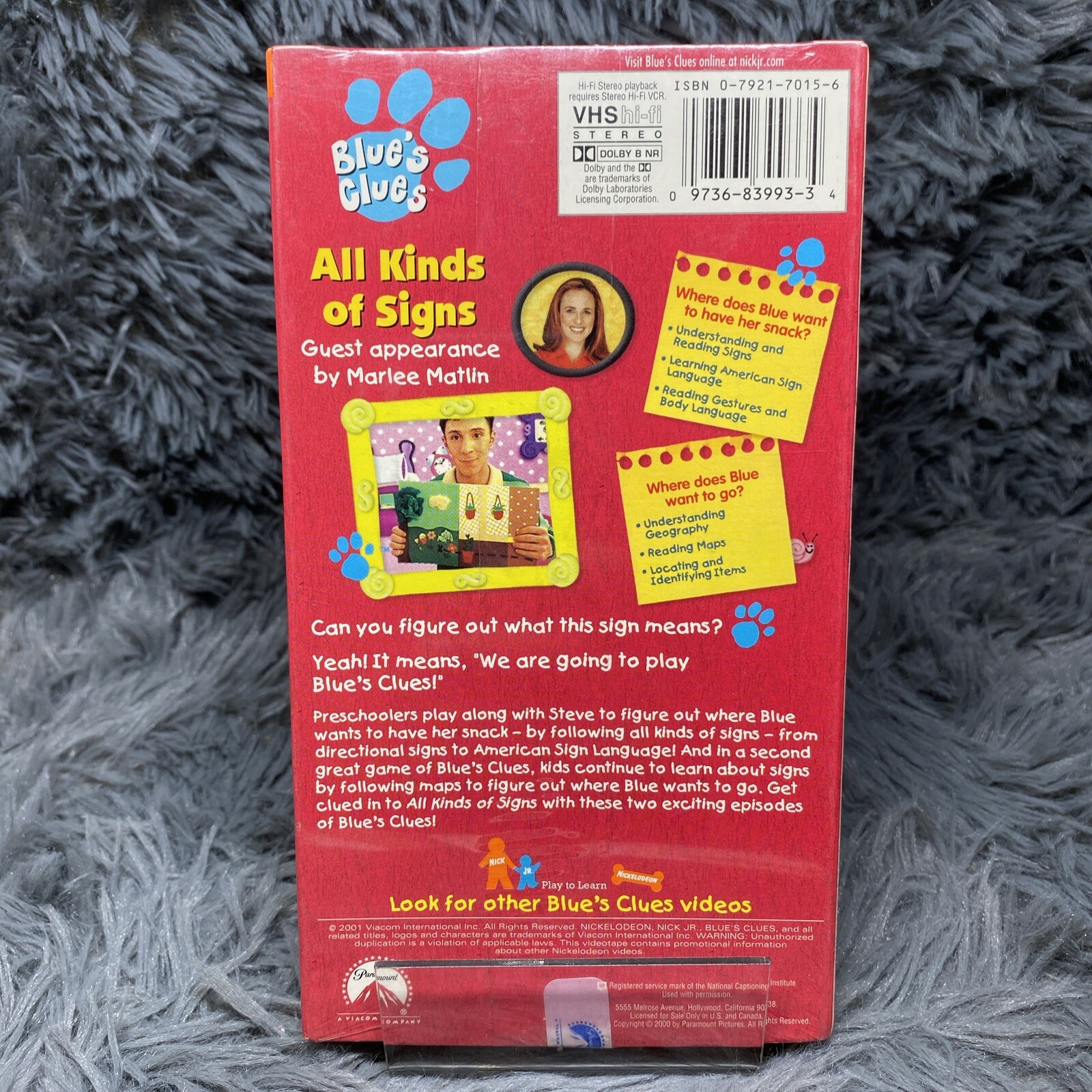 Blues Clues - All Kinds of Signs (VHS, 2001) for sale online | eBay