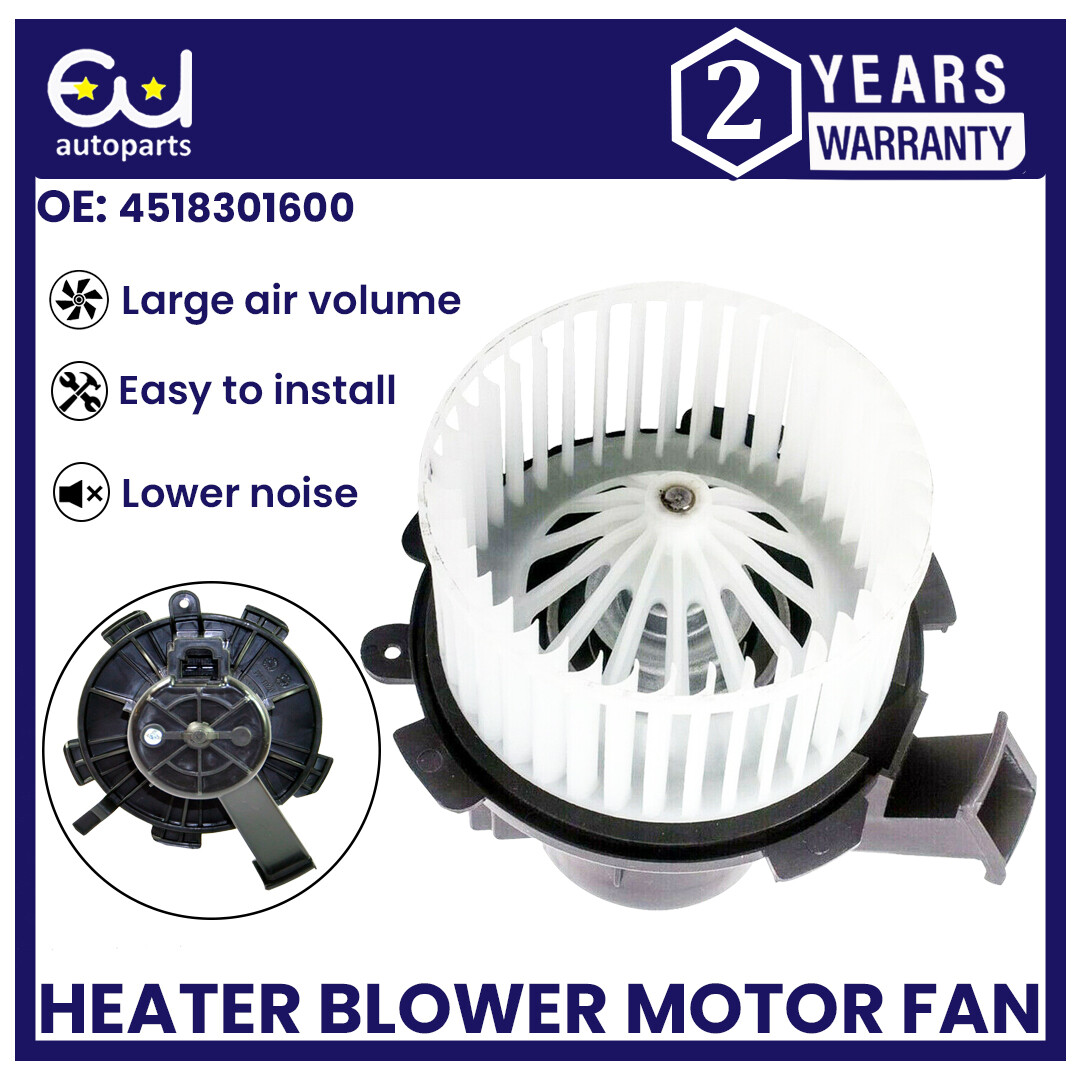 HEATER BLOWER FAN MOTOR FOR SMART FORTWO 451 2007-2021 4518301600 ...