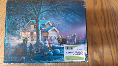 New Box 14 Terry Redlin Christmas Cards Winter Wonderland Art by Lang ...