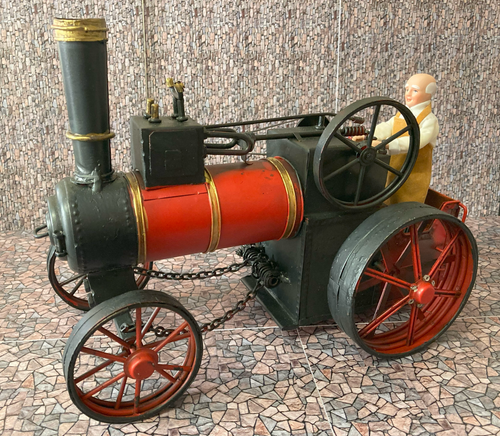 Collectors Item, Metal Model, Old Style Traction Engine Complete With ...