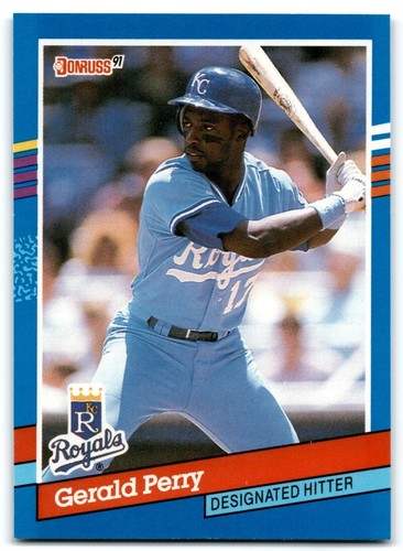 1991 Donruss Gerald Perry Kansas City Royals #130 | eBay