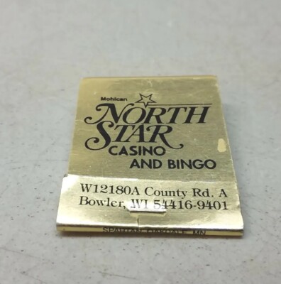 North Star Casino And Bingo Bowler Wisconsin Vintage Matchbook With ...