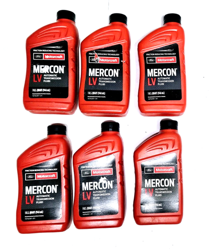 Mercon LV Automatic Transmission Fluid 6 Quart Pack Ford Original OEM ...