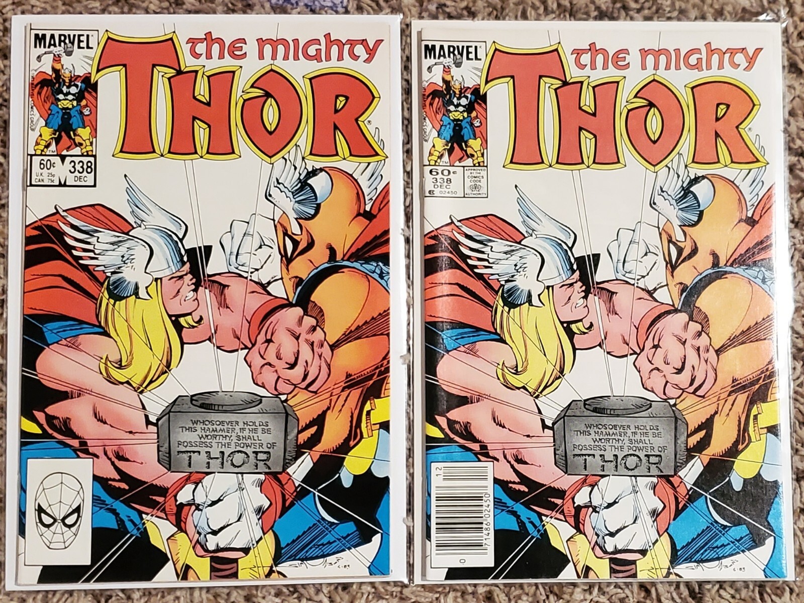 Thor #338! Second App Of Betta Ray Bill! Direct & Newsy! Both NM! | eBay