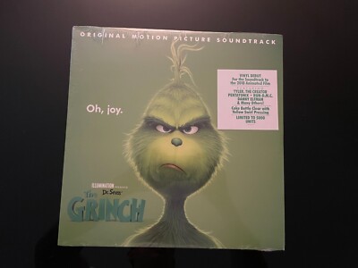 Dr. Seuss The Grinch Soundtrack (LP) Clear Yellow Swirl Vinyl Tyler the ...