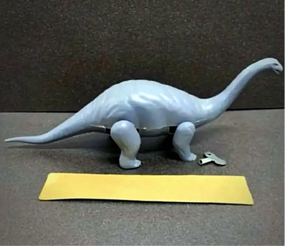 Nitto Mainspring Walking Brontosaurus Vintage Plastic Model | eBay