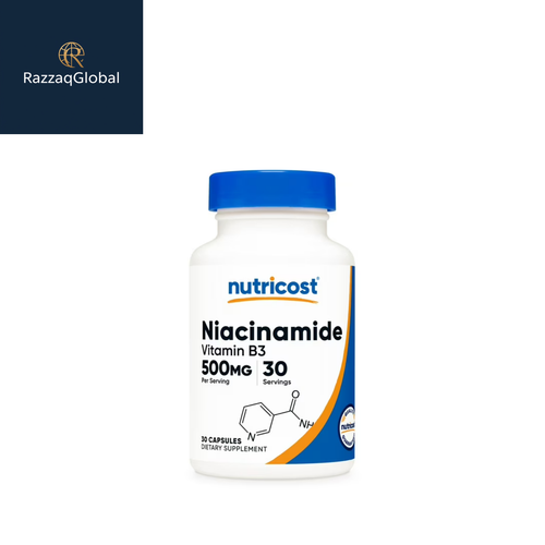 Vitamin B3 (Niacinamide) Capsules (500 MG) (30 Capsules) | eBay