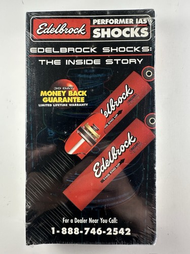 Edelbrock Shocks: The Inside Story VHS Cars Motorsports Brand New ...