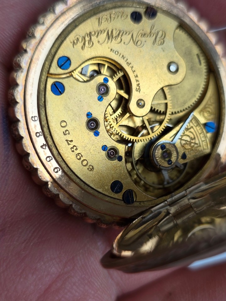 Elgin 15j Grade 132 Pocket Watch Super Fancy GF Hunter Case Size 6s Not ...