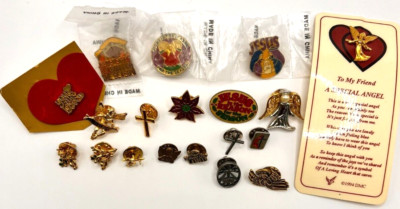 Vintage signed lot of religious pins Bob Siemon Canco Liz Claiborne | eBay