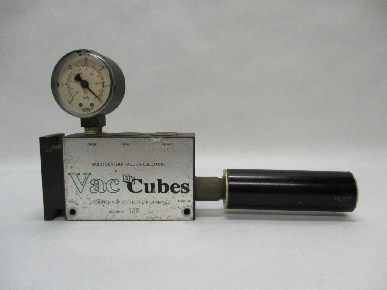 VacCubes Model #120 Multi-Venturi Vacuum Ejectors Vac Cubes | eBay