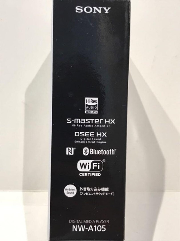 SONY NW-A105 BLACK WALKMAN 16GB Hi-Res A Series Audio Player | eBay UK