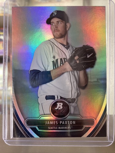 2013 Bowman Platinum Prospects #BPP60 James Paxton Rookie Mariners ...