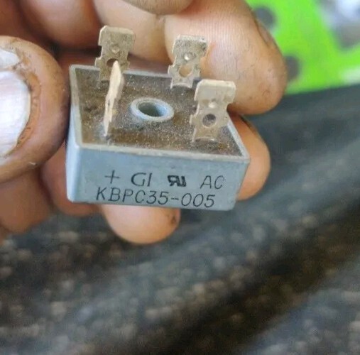 KBPC35-005 Power Bridge Rectifier 35A 50V GI Faston Lucar 6.3mm 32g ...