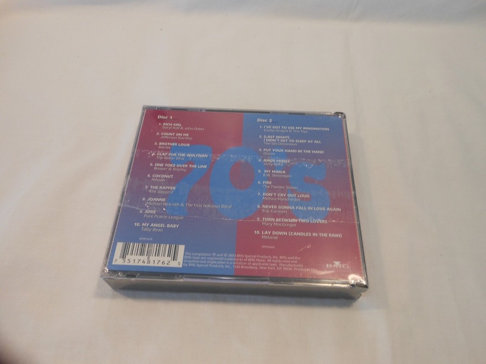 Various Artist Best of 70's Rock 2 CD Box Set, 2003 BMG, BRAND NEW ...