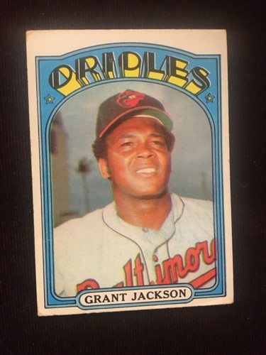 1972 Topps #212 Orioles Grant Jackson Baseball Card | eBay