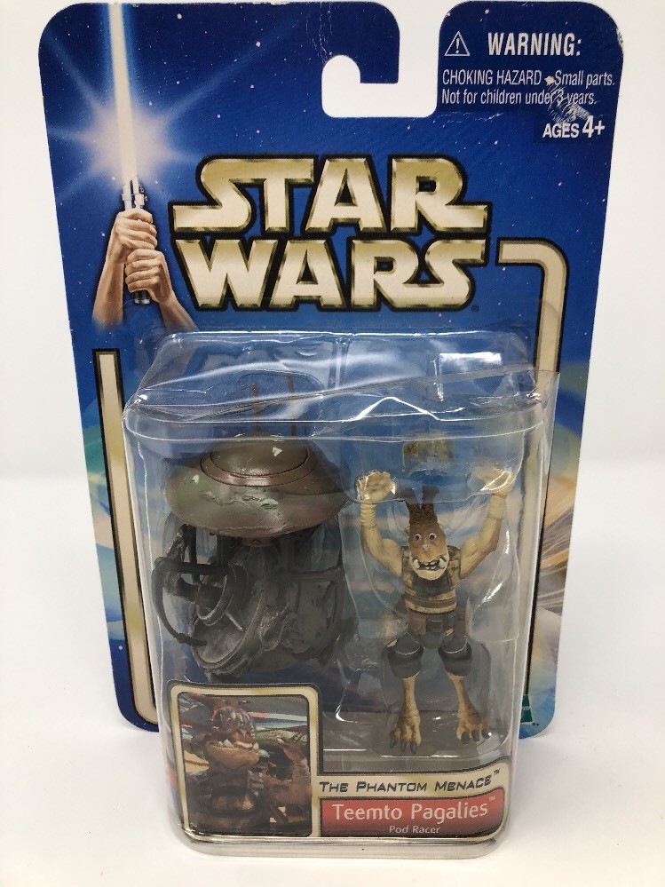 Star Wars The Phantom Menace Teemto Pagalies Pod Racer Figure | eBay