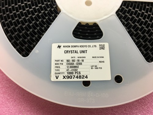 (100 PIECE LOT) EXS00A-03906, AT-41CD2-12.0000MHZ, SURFACE MOUNT TYPE ...