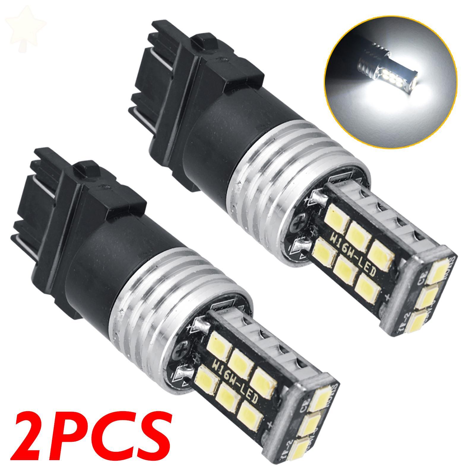 2x 3157 LED White Daytime Running Light Bulbs for Chevy Silverado 1500 ...