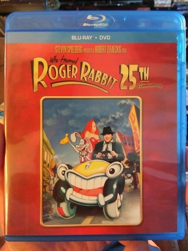 WHO FRAMED ROGER RABBIT: 25th Anniversary Edition (Blu-ray/DVD) Mint ...