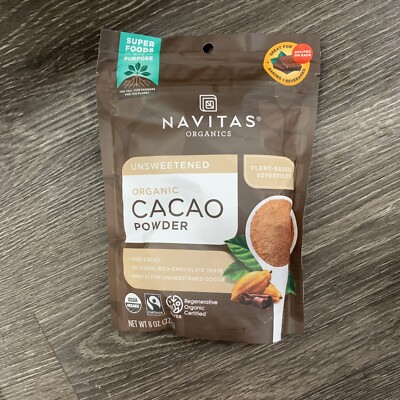 Navitas Organics Organic Cacao Powder 8 oz Pkg | eBay