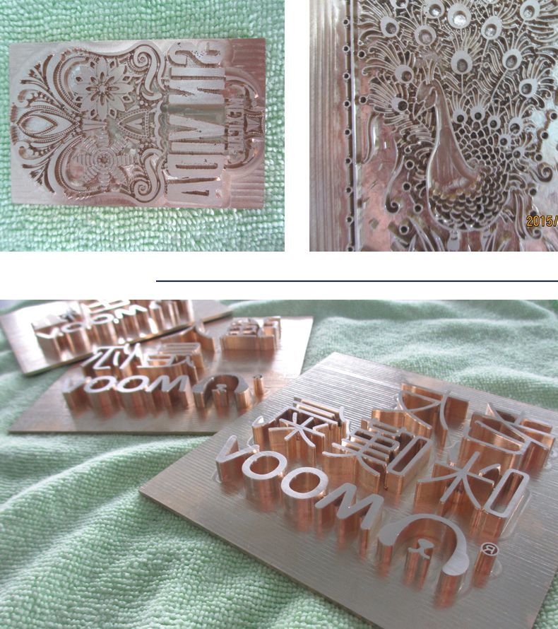 Micro-branding iron Embosser Custom Leather stamp logo Brass Seal ...