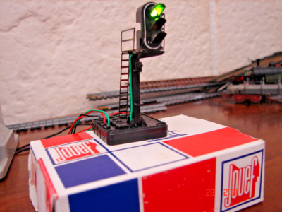 JOUEF ( 9312 ) SIGNAL ELECTRONIQUE DE PLEINE VOIE 2 FEUX A LED EN BOITE ...