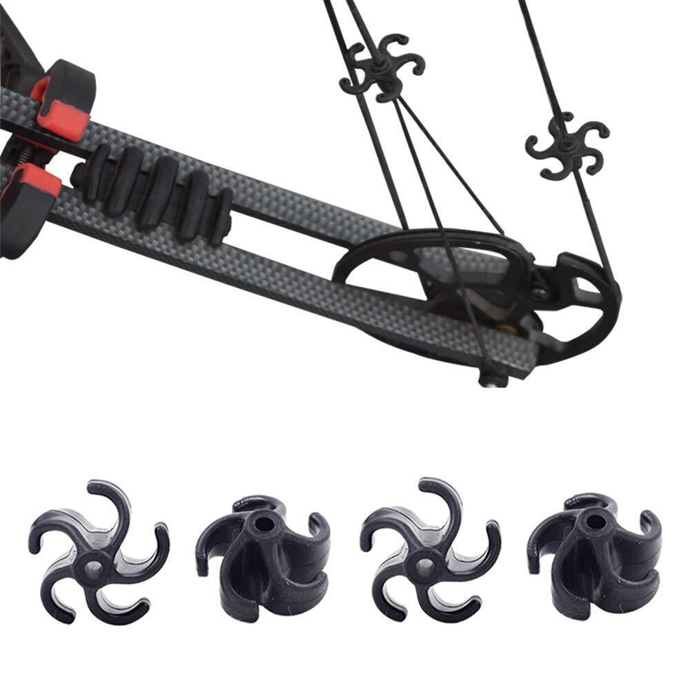 12pcs Archery Bow String Silencer Stabilizer Rubber Compound Bow String ...
