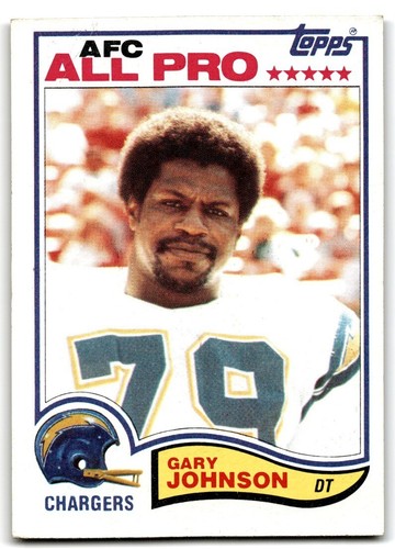 1982 Topps Gary Johnson . San Diego Chargers #232 | eBay