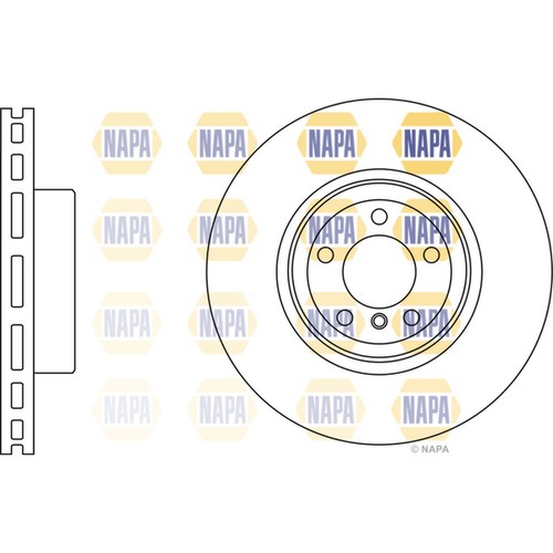2x Brake Discs Vented For BMW 1 Series F20 M 140i Napa Front ...