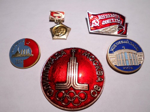 VINTAGE U.S.S.R. 1980 MOSCOW OLYMPIC PIN & 4 OTHER 1980 SOVIET PINS | eBay