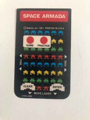 One Space armada Intellivision Controller Overlay ONLY | eBay