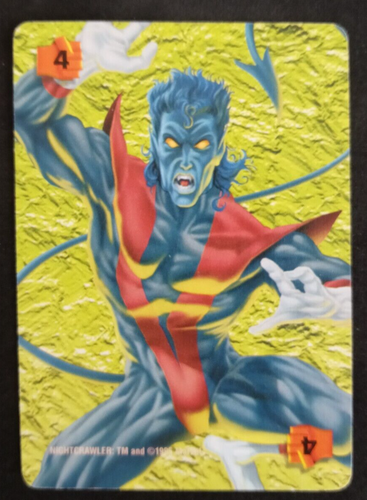 1995 Marvel Overpower Collectible Card Game Power Cards Nightcrawler (G ...