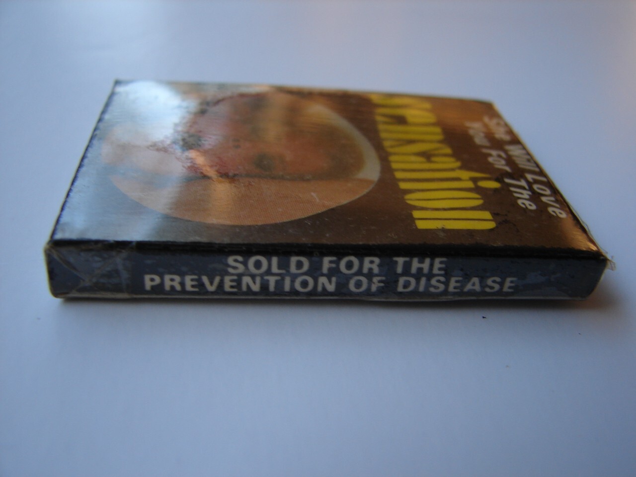 NOS 1970s VINTAGE CONDOM PROPHYLACTIC SENSATION RUBBER STILL SEALED IN ...