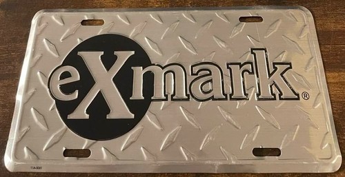 EXmark Booster License Plate Zero Turn Mowers Lawnmower Grass Lawn ...